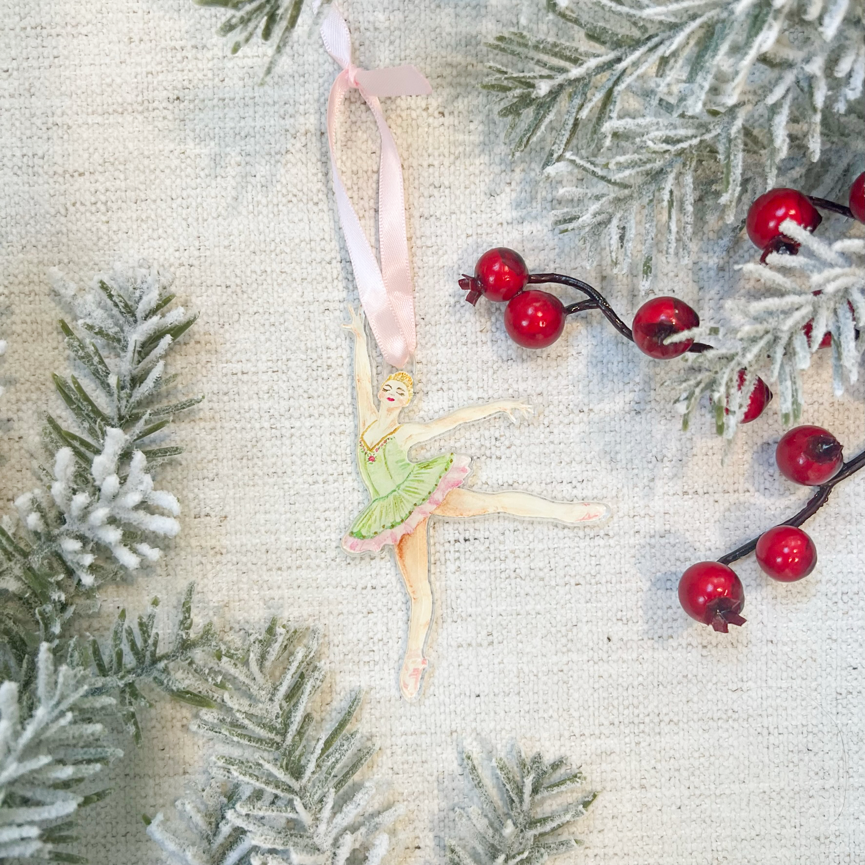 Nutcracker Dew Drop Fairy Ornament by Oh So Chic Designs